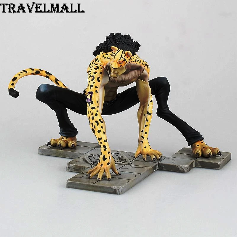 TraVelMall New in Box Anime Rob Lucci Rucchi Panther 18cm PVC Action ...