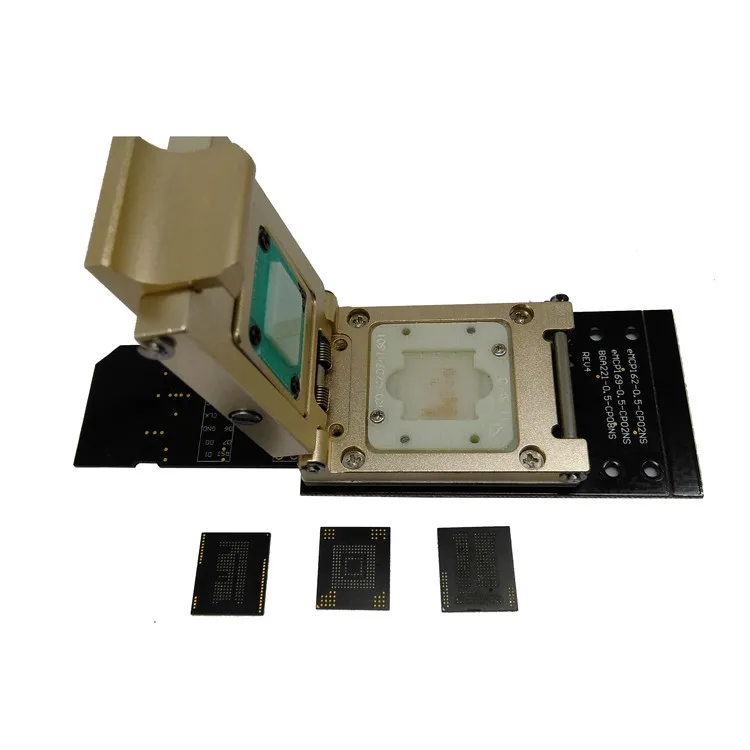 3 IN 1 eMMC153/169 eMCP162/186 eMCP221 Pogo Pin Test Socket Reader ...