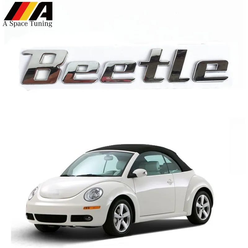 3D Metal Beetle Emblem Badge Sticker Rear Decal Logo For Volkswagen VW ...