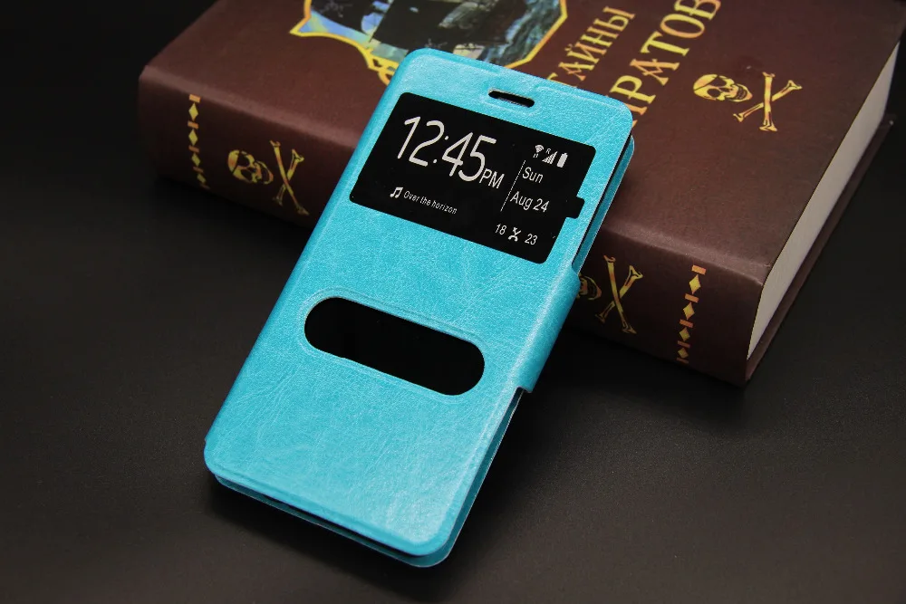 For Philips s326 Luxury protection Flip Leather phone cover with ...