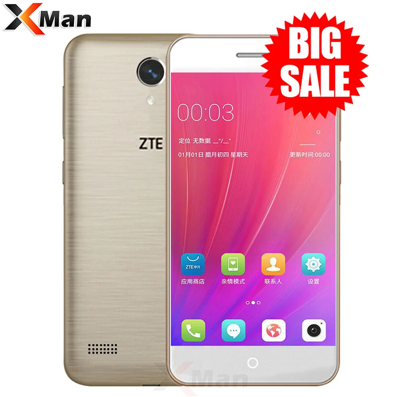 Big SALE Original ZTE Blade A520 Mobile Phone 5.0 inch Quad Core 2G RAM ...