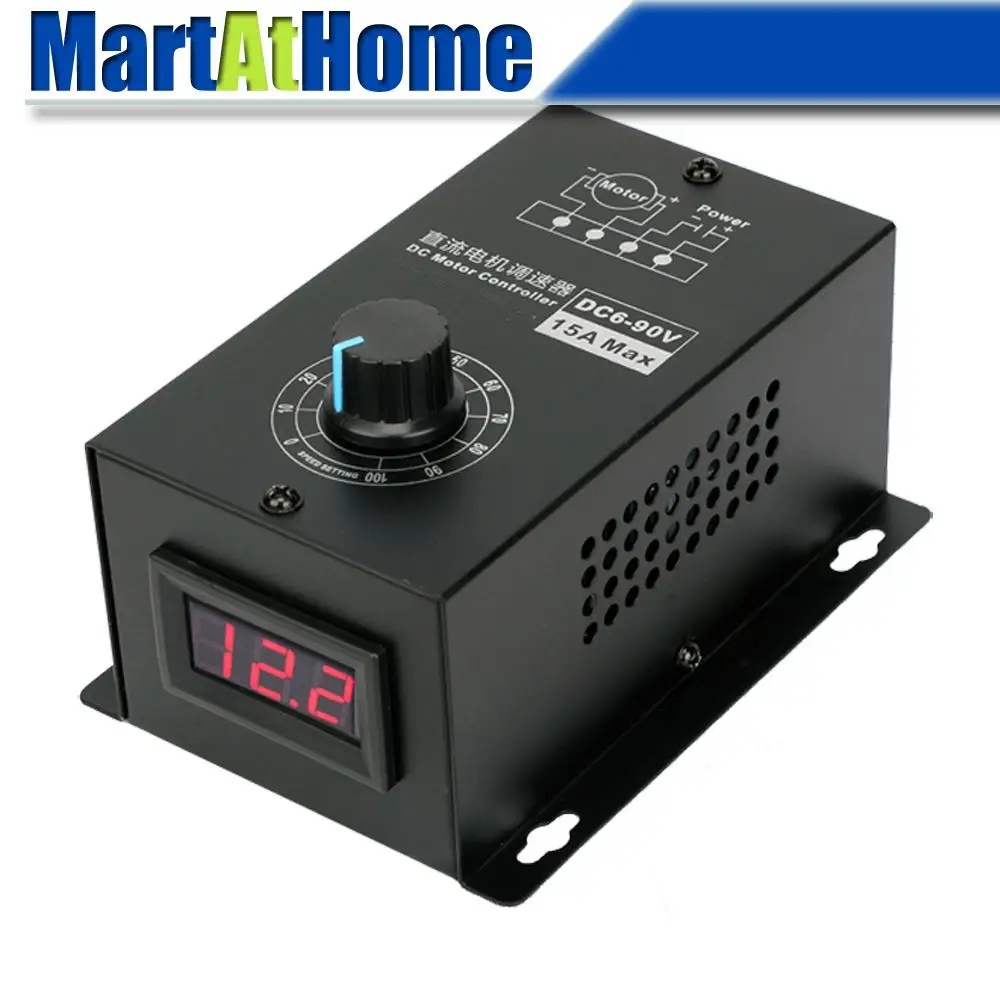 DC 모터 PMW 속도 조절기 컨트롤러 DC 6 90V 범용 포지티브 리버설 지원 PLC 제어 역방향 보호|Motor ...