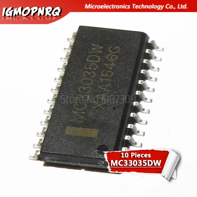 10pcs MC33035 MC33035DW SOP 24 Motor / Motion / Ignition Controllers & Drivers DC Brushless ...