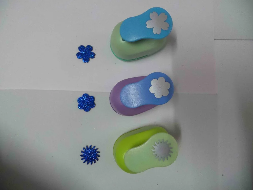 3pcs(2.5cm) flower,sun,sakura shape craft punch Punch Craft ...