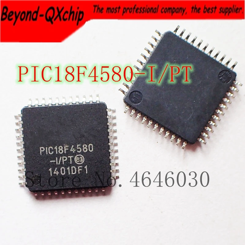 10PCS PIC18F4580 I/PT PIC18F4580 PIC18F4580 I QFP Free shipping ...
