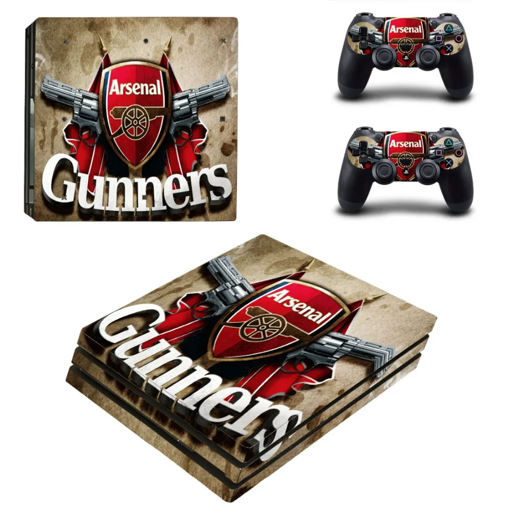 Arsenal Football Team Skin Sticker for PS4 Pro - ConsoleSkins.co
