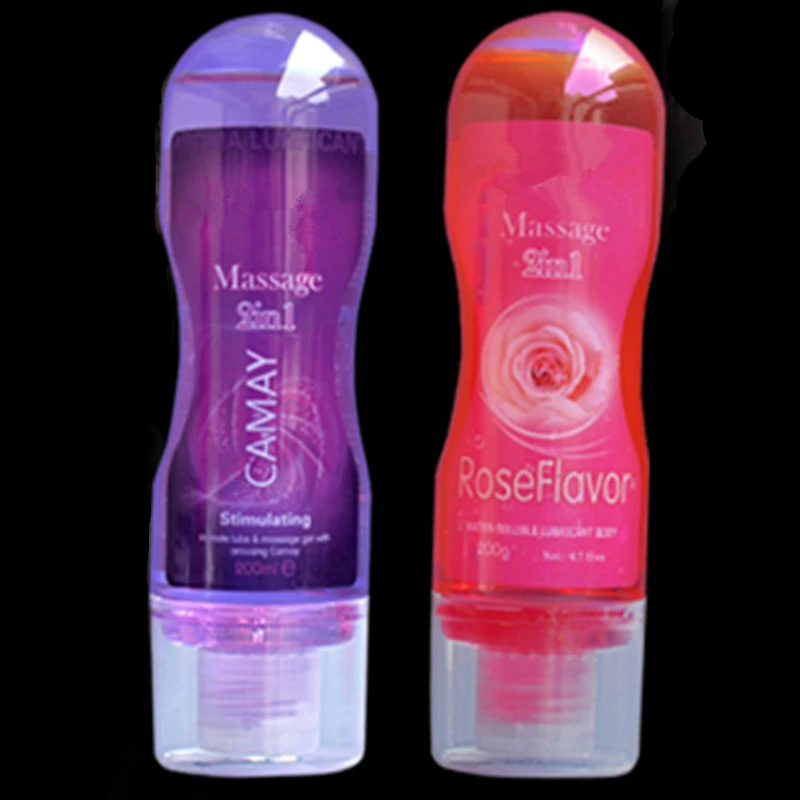 200 Ml Body Massage Lubricant Water Based Lubricant Oil Rose Camay Flavor Grease Sex Gel