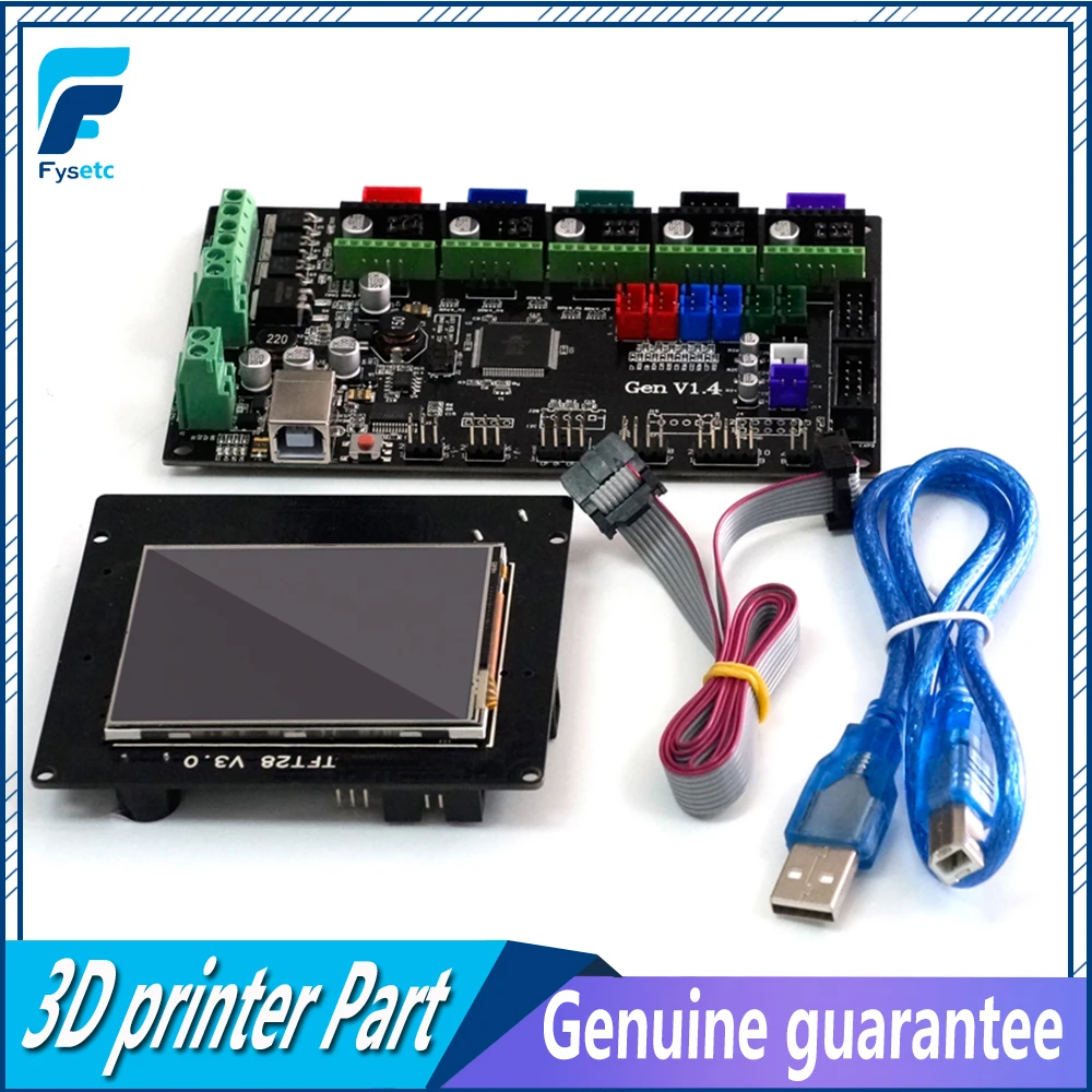 Gen V1.4 Control Board Mega 2560 R3 Motherboard Ramps1.4 With TFT28 ...