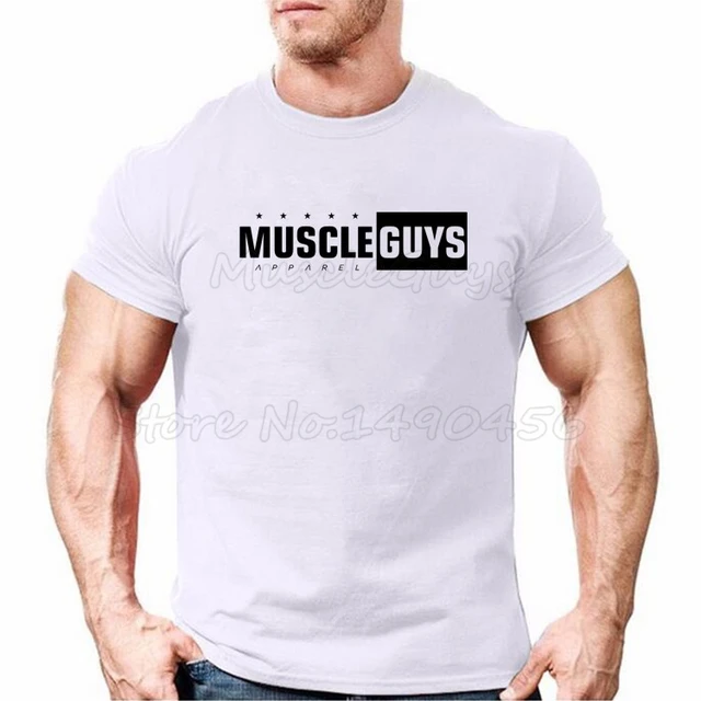 Buy Muscleguys Brand Bodybuilding T Shirt Mens Cotton