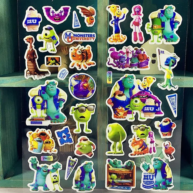 2pcs/set new Adorable Monster University Decorative Stickers ...