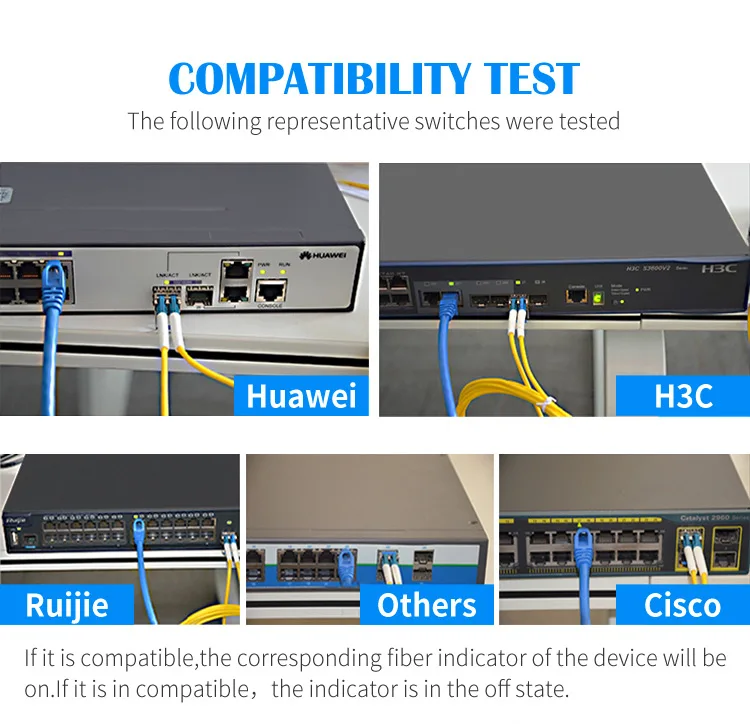 20 шт 10 Gigabit 10 км DDM двунаправленный Mini Gbic SFP SM 1,25G Otdr ...