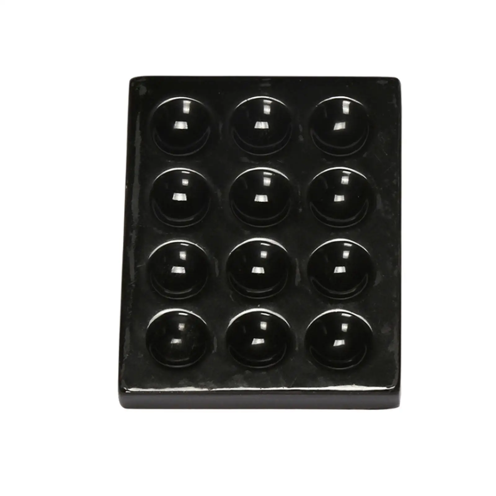Black 12 Holes Laboratory Porcelain Spotting Tile Reaction Plate ...