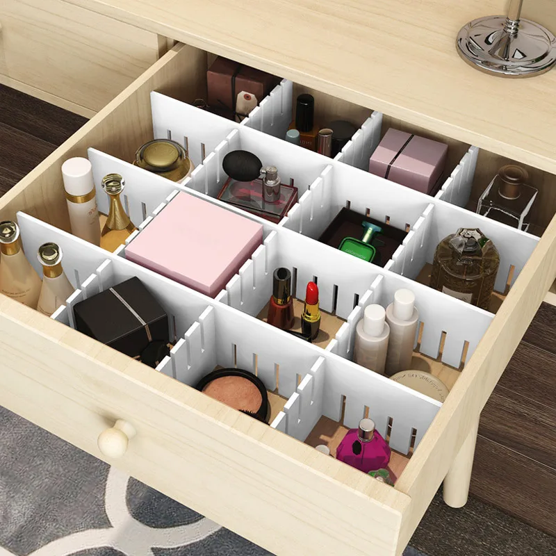 Adjustable Clapboard Drawer Divider Partition Storage Wardrobe Storage ...
