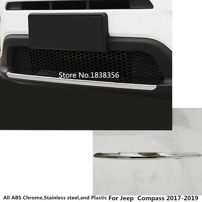 Car Body Bumper Engine ABS Chrome Trim Front Bottom Grid Grill Grille ...