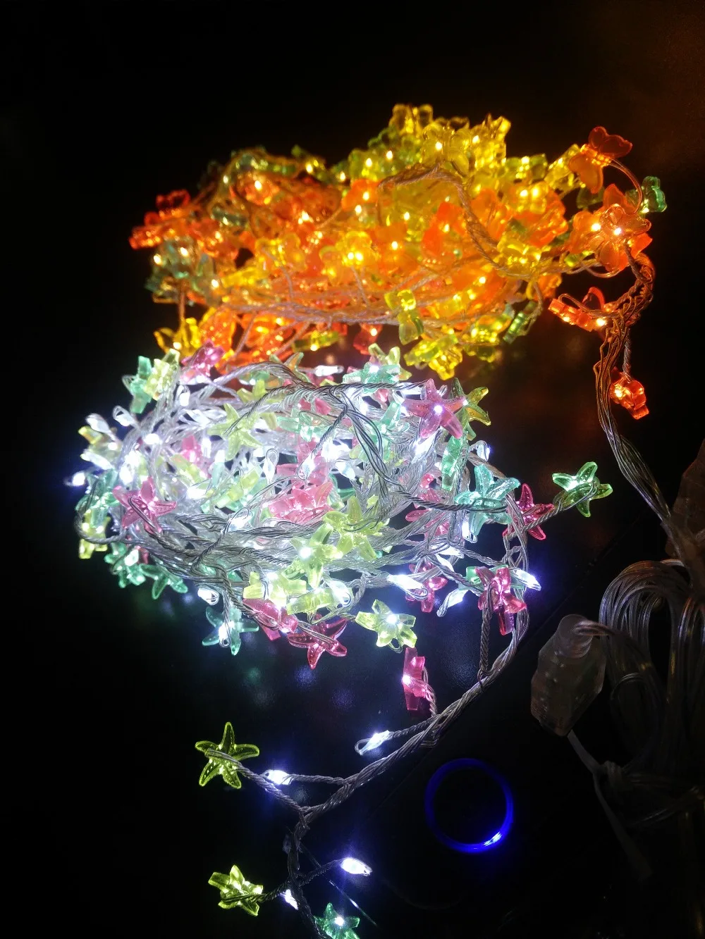 USB Fairy light 2m 120led Firecracker Cute Starfish Rice white light ...