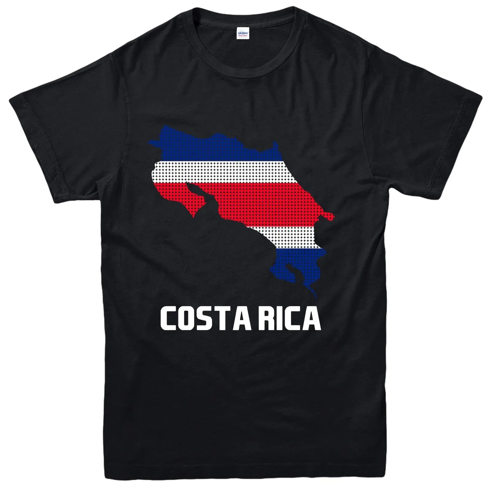 2019 Hot sale Summer Style Fashion Costa Rica Map Flag T Shirt, Costa ...