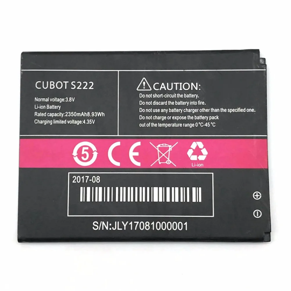New CUBOT S222 2350mAh High Quality Li ion Battery for CUBOT S222 ...