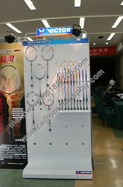 Battledore Display Fixture/badminton Racket Retail Display/sport ...