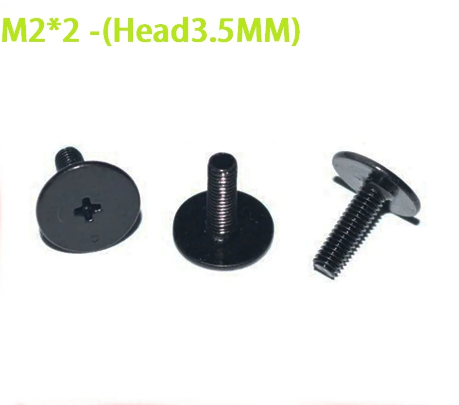 500pcs/Lot M2*2MM Thin flat head philips machine screws phone screws ...