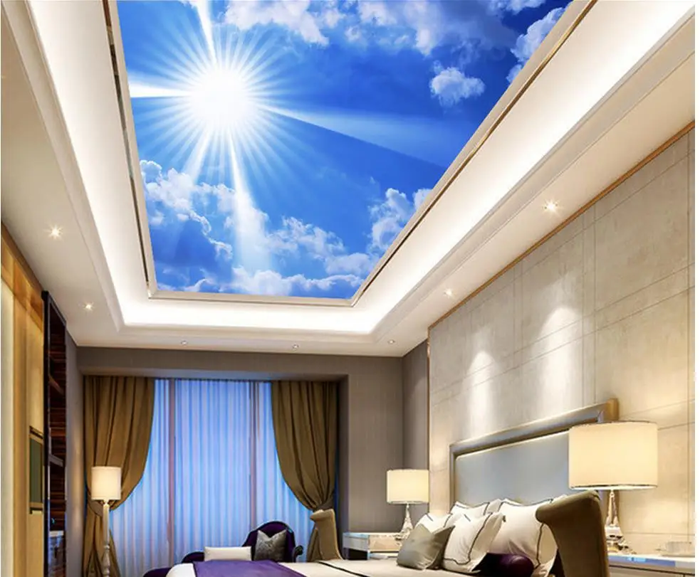 Gambar Lukisan Awan Dan Matahari - Contoh Gambar Lukisan