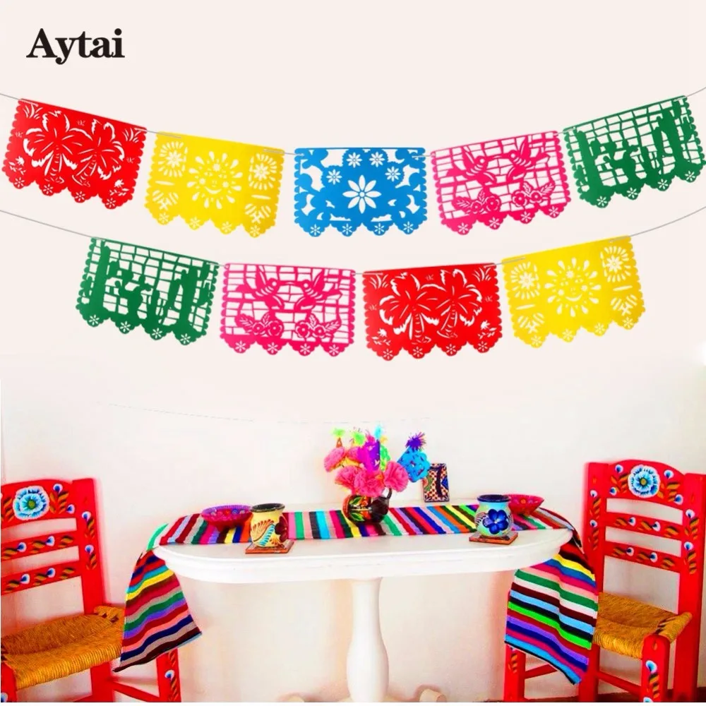 Birthday Papel Picado Flags