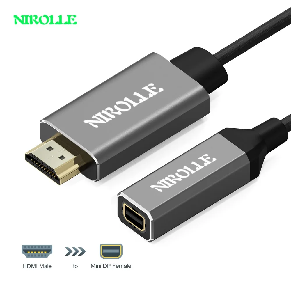 HDMI zu Mini DisplayPort Konverter Adapter Kabel 4 K x 2 K HDMI zu Mini ...
