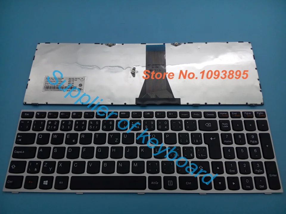 Original New Czech/Slovakian Keyboard For Lenovo G50 80 G50 80 Touch ...
