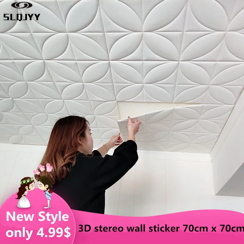 Papel-tapiz-de-decoraci-n-de-techo-pegatinas-de-pared-est-reo-3d ...