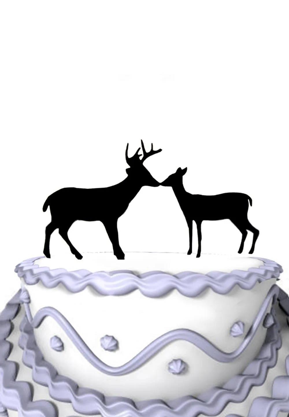 Buck And Doe Wedding Cake Toppers
