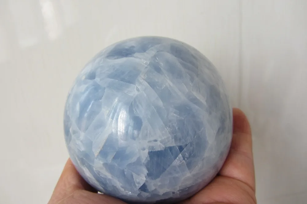 Home Décor Blue Celestial Large Blue Celestite Sphere Large Celestine ...