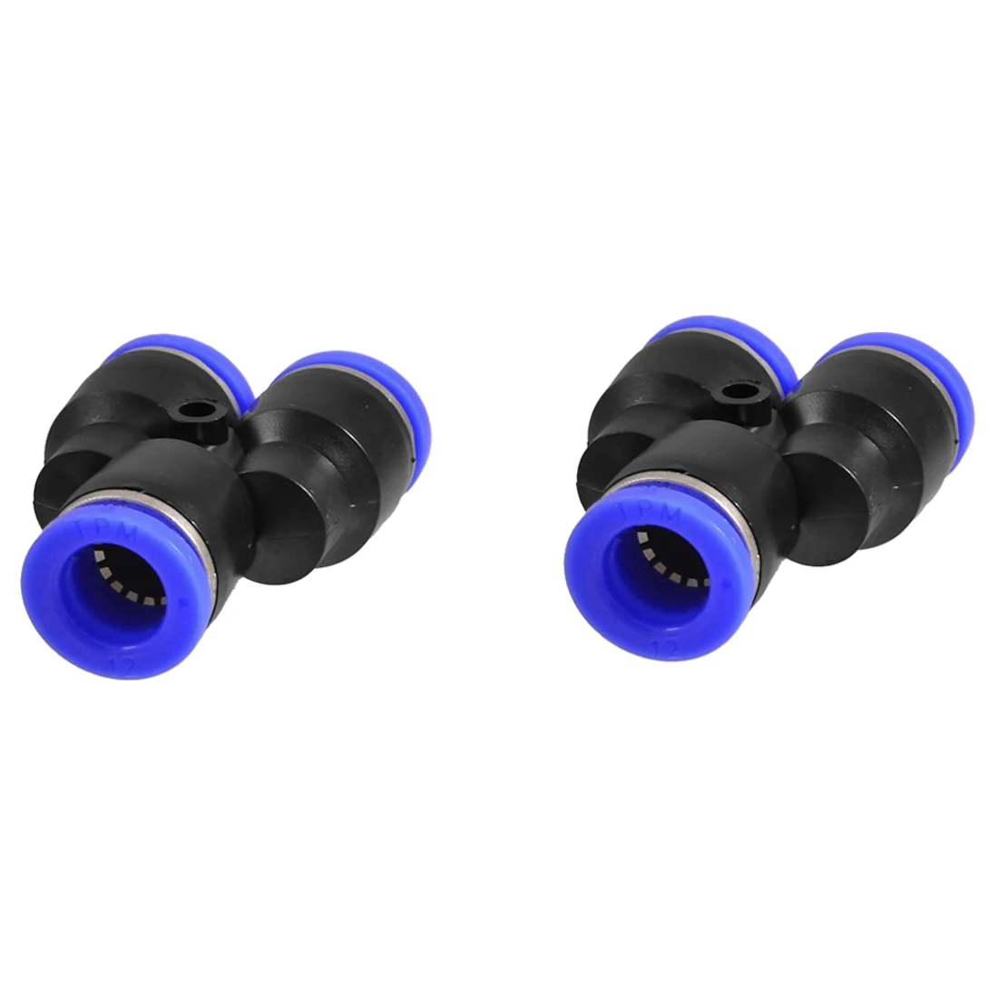 5x Air Pneumatic Y Adapter 12mm to 12mm Speed Dial Fittings Quick ...