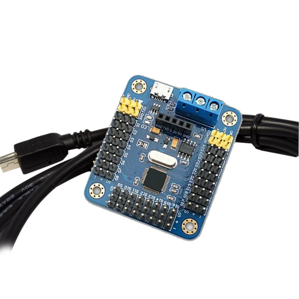 16CH Channel Way Servo Controller with Mini USB Cable Control Board USC ...