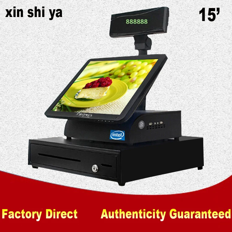 Food Manufacturers Supply 15-inch Smart Touch Supermarket Cash Register ...