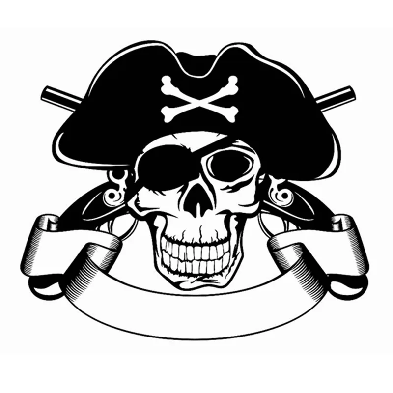 Pirate Skull Stickers