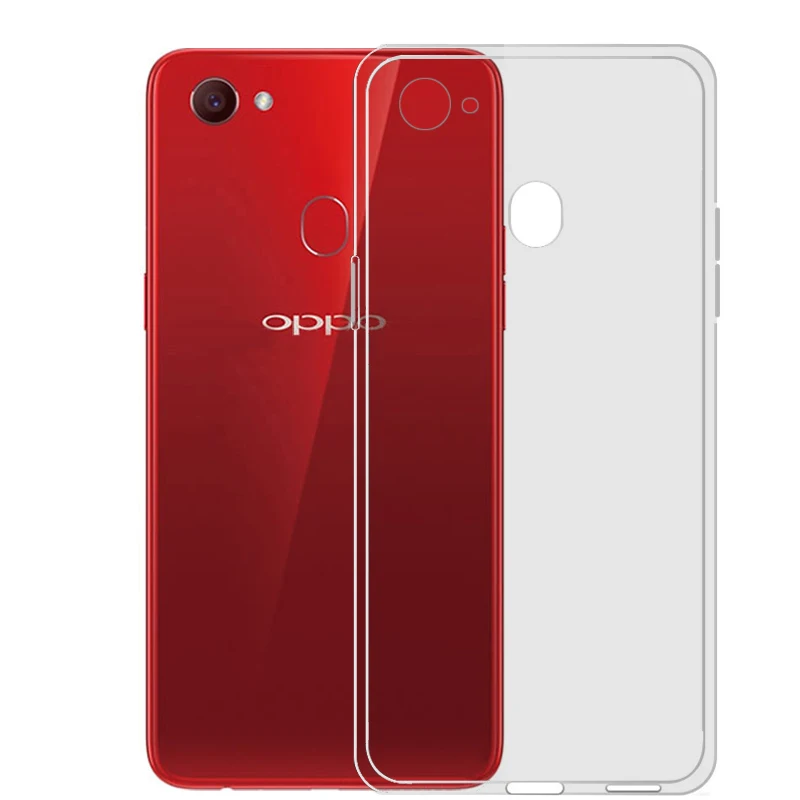 For OPPO F7 Case Slim Clear Transparent Soft TPU Silicone Cover 6.23 ...