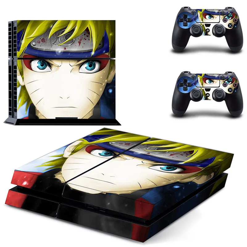 Naruto Uchiha Sasuke PS4 Skin Sticker for Sony Playstation 4 Console ...