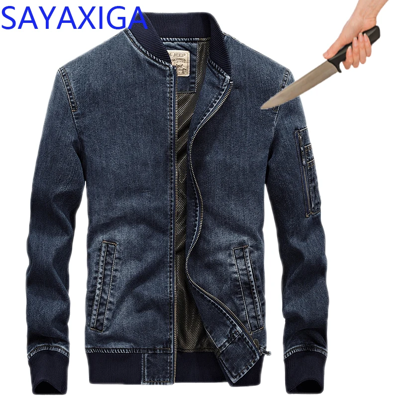 Self Defense Clothing Anti Cut Knife Stab Resistant denim Jacket Anti ...