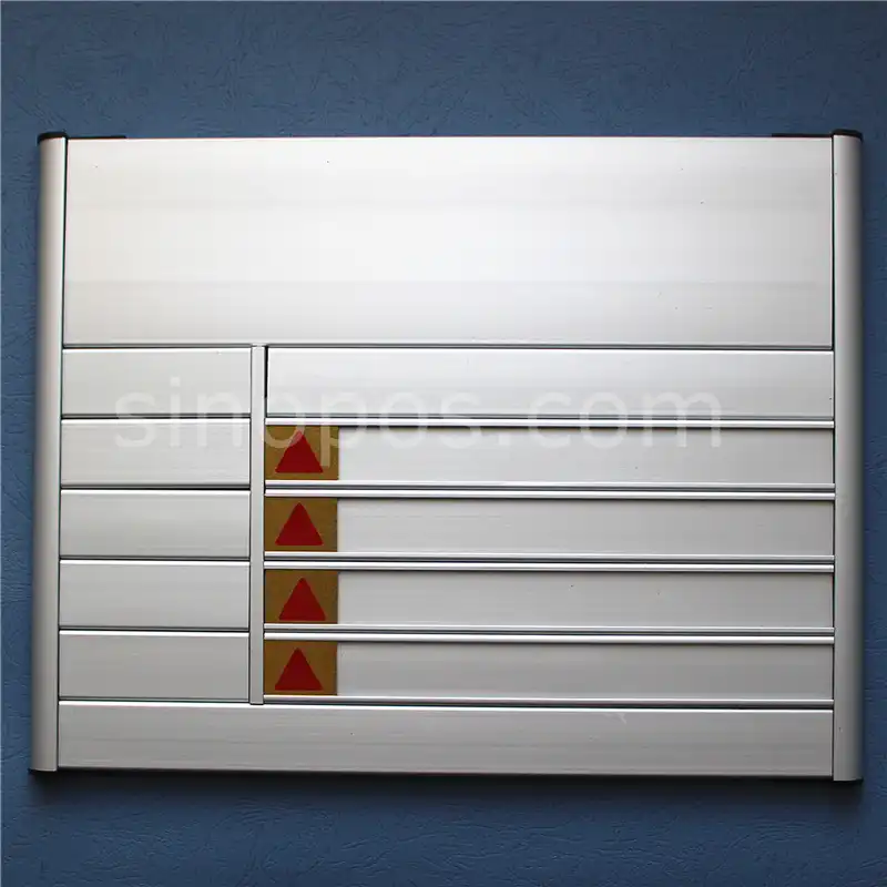 Wall Mount Staff In Out Board, employee whereabout sign metal nameplate ...