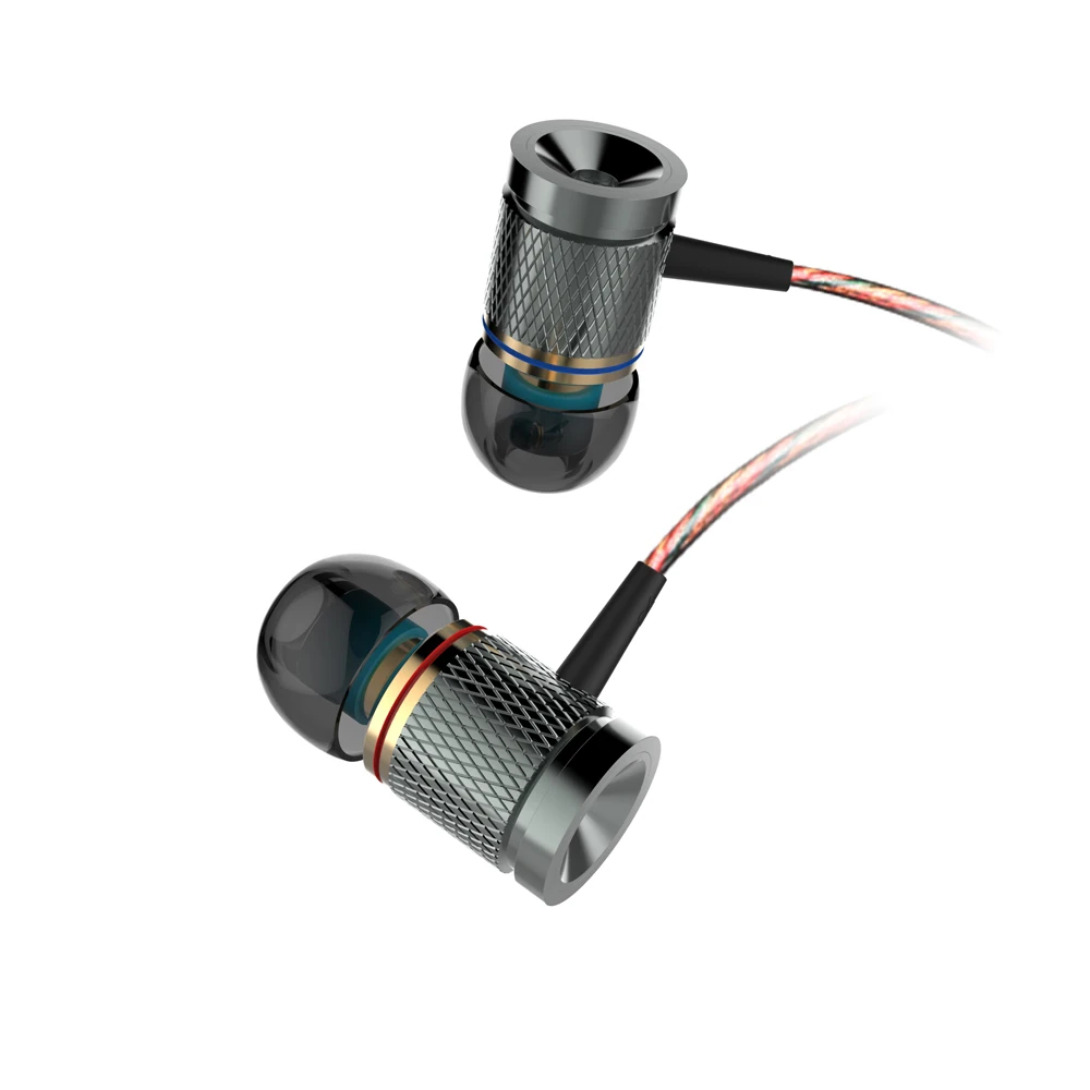 PLEXTONE Wired Magnet movement earphone wire control headphones metal movement headsets with Mic ...