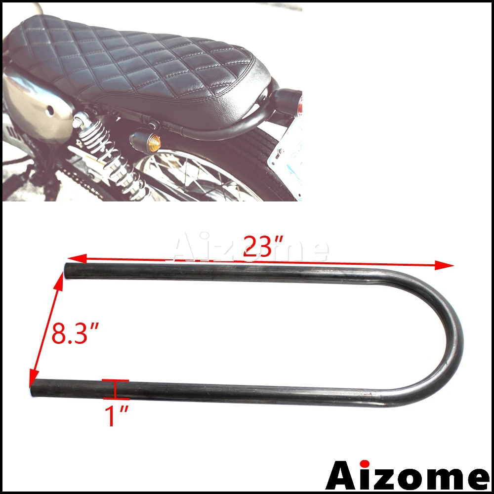 Motorbike 8.3" Long Cafe Racer Rear Seat Frame Hoop For Honda Yamaha ...