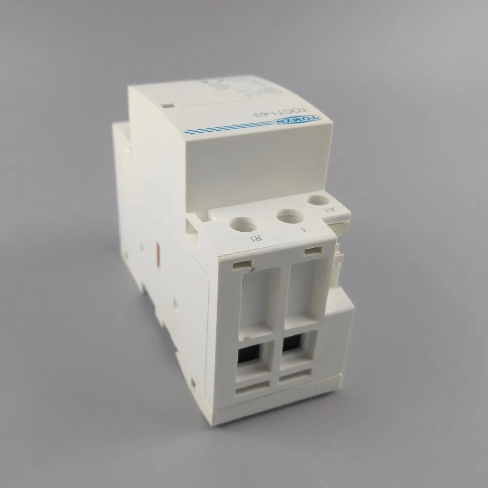 Ct1 2P 63A 1Nc 1No 220V/230V 50/60Hz Din Ray Háztartás Ac Moduláris Kontaktor – FIXO.hu