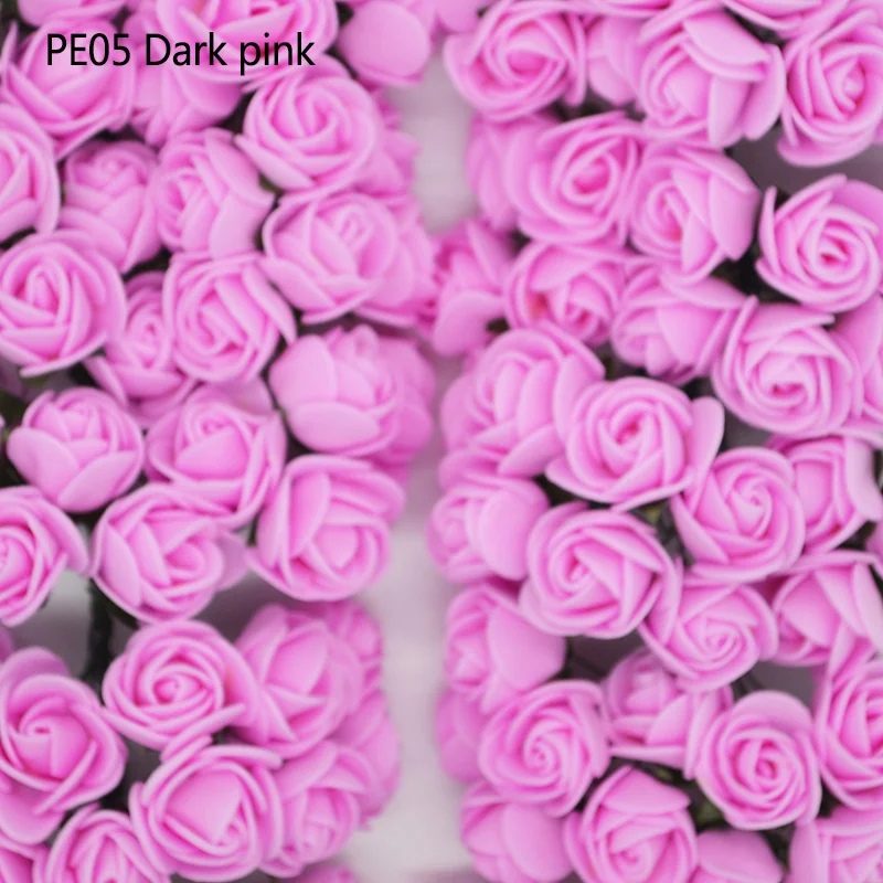 Белый Мини медведь Роза свадебное украшение Тедди роза Искусственные из ПЭ пены цветы Diy