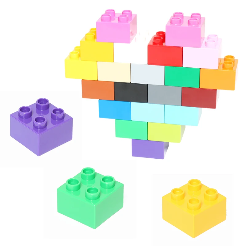 FREE SHIPPING DIY Duploe Building Block Parts Compatible Legoed Duplo ...