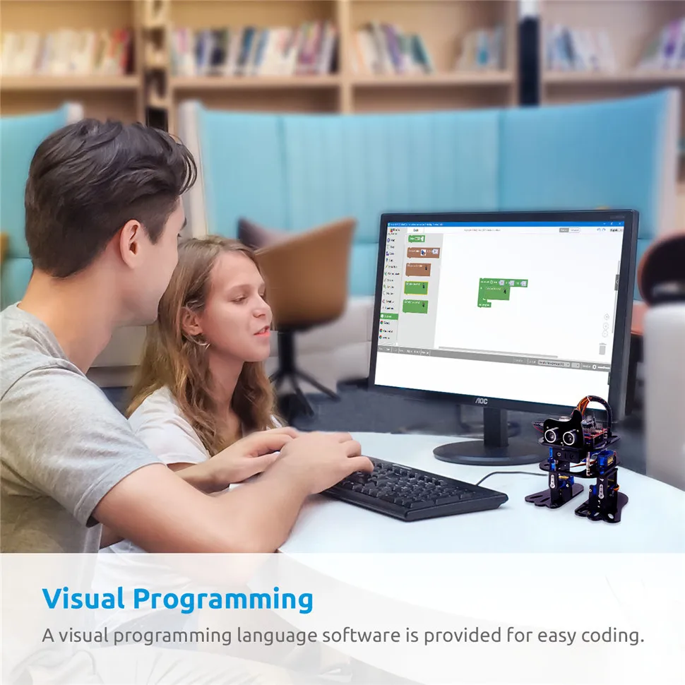 SunFounder DIY 4-DOF Robot Kit -Sloth Learning Kit for Arduino Nano