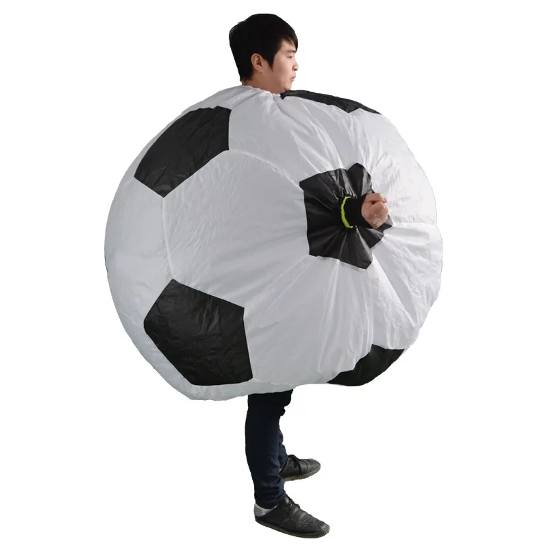 Football Inflatable Costumes Soccer Cosplay Clothes For Adult Halloween ...