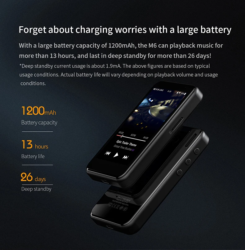 FiiO M6 Hi-Res Bluetooth HiFi Music Portable MP3 Player USB DAC ...