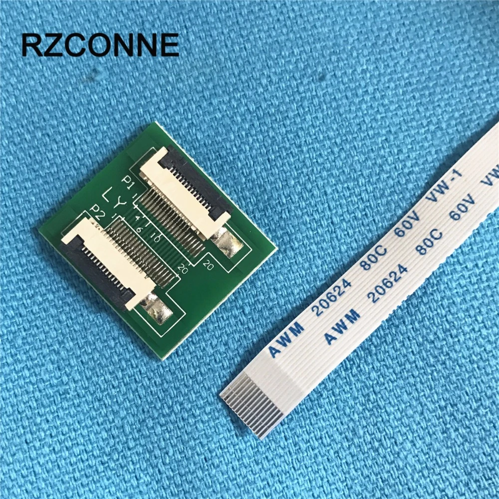 2sets 14pin Fpc Connector 0.5mm Pitch Adapter With Extension Flat Cable ...