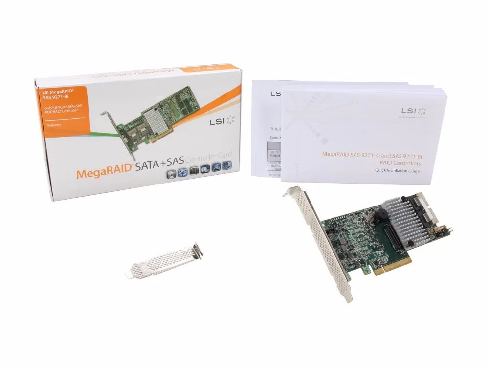 LSI MegaRAID 9271 8i PCI E 3.0 8 Port 6 Gbps SATA/SAS Raid 1 GB controlador de cache|pci-e 3.0 ...