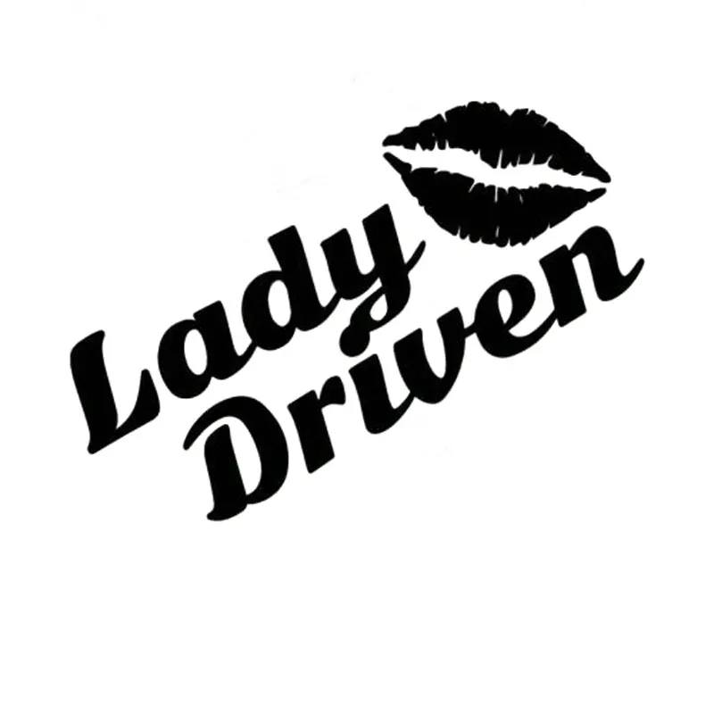 15-2CM-11-1CM-Lady-Driven-Decal-Drift-Stance-Racing-Reflective-Car ...