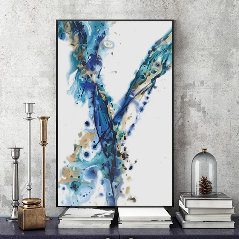 Modern minimalist ink abstract printing Decoration Painting Home Decor ...